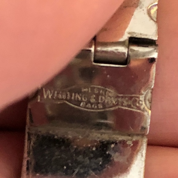 Whiting & Davis | Jewelry | Vintage Stamped Whiting And Davis Bracelet ...